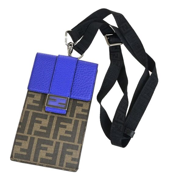 Fendi | Dresses | Fendi Logo Zucca Pattern Phone Holder 6124f45b | Poshmark